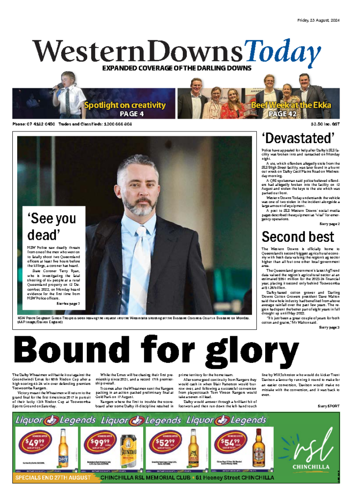 Western Downs Today - 23rd August 2024 | Western Downs Today