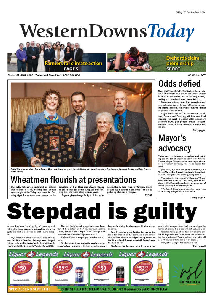 Western Downs Today - 20th September 2024 | Western Downs Today