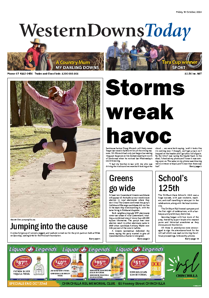 Western Downs Today - 18th October 2024 | Western Downs Today