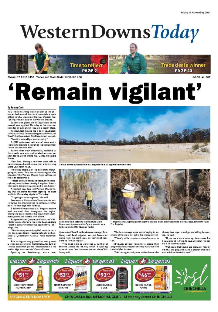 Western Downs Today – 15th November 2024 | Western Downs Today