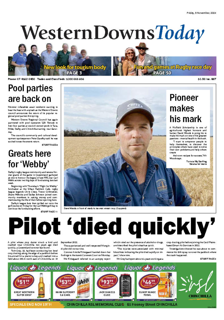 Western Downs Today - 8th November 2024 | Western Downs Today