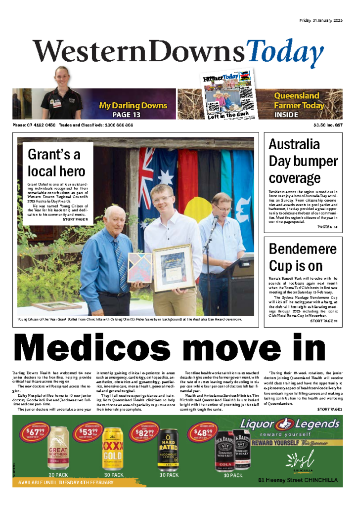 Western Downs Today - 31st January 2025 | Western Downs Today