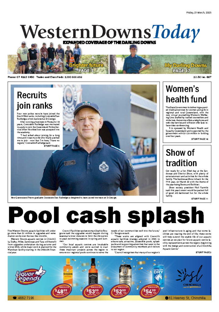 Western Downs Today - 21st March 2025 | Western Downs Today